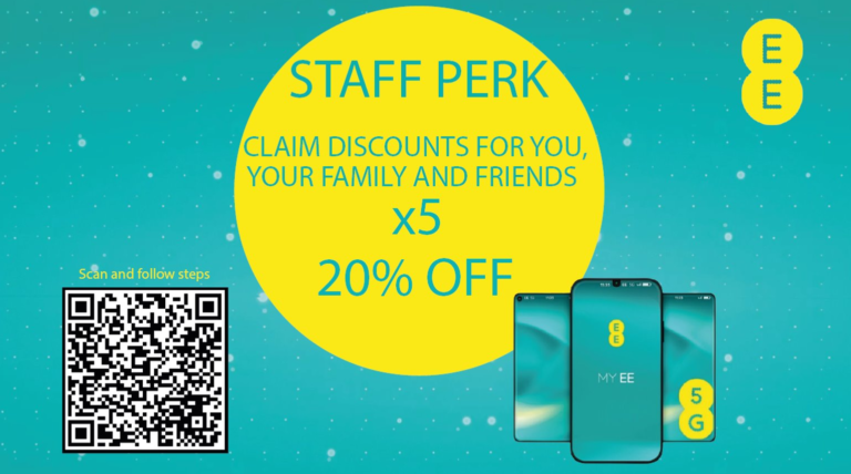 EE Employee Discount - Dunbia